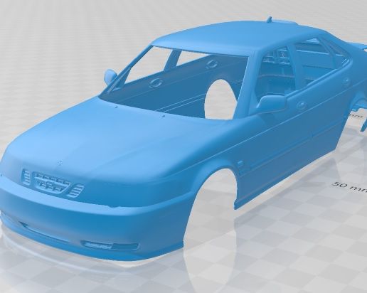 🚗 Saab 9-3 Hatchback 2001 Printable Body Car・ 3D File for 3D printing・Cults