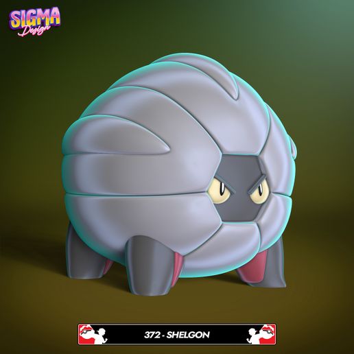 🐉 372 shelgon・ 3D File for 3D printing・Cults