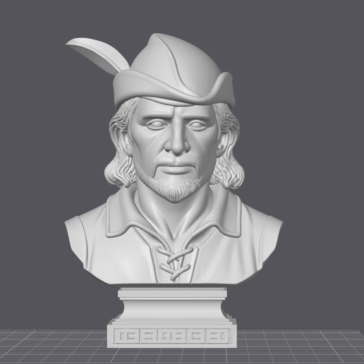 👤 Robin Hood Bust - 3D Model of the legendary English outlaw・ STL File ...