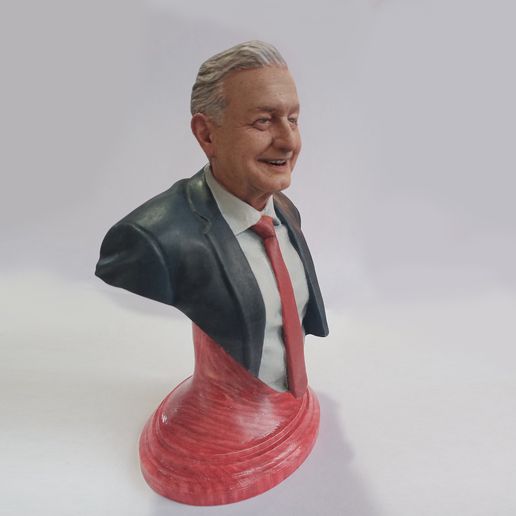 🇲🇽 Andres Manuel Lopez Obrador - AMLO・ STL File for 3D printing・Cults