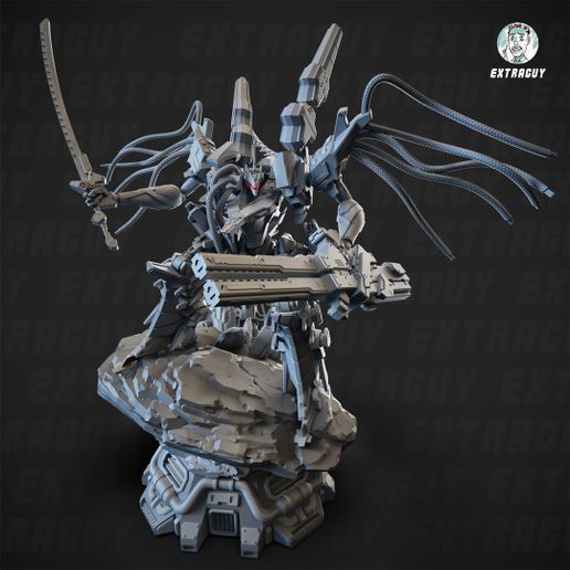🤖 Wired Mech Static 100mm Set・ 3D File for 3D printing・Cults