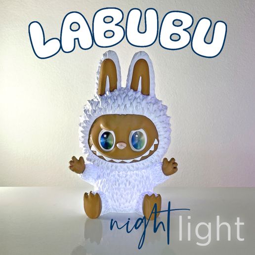 🪞 LABUBU NIGHT LIGHT・ 3D File for 3D printing・Cults