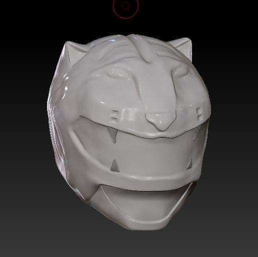 Archivo STL Power Rangers Wild Force White Ranger helmet 🪖 ・Modelo ...