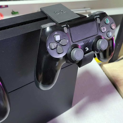 🎮 Wall bracket for Playstation 4 + dualshock・ STL File for 3D printing ...