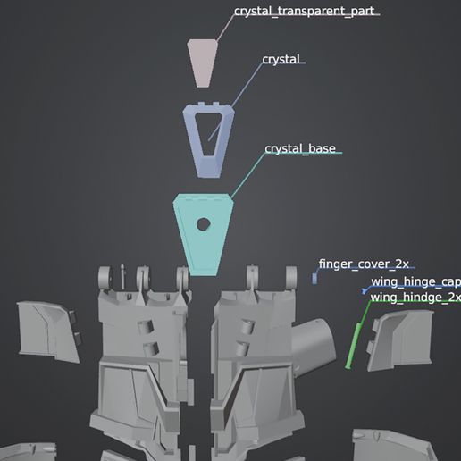 🎭 Arcane Vi Mechanical Gauntlet・ 3D File for 3D printing・Cults