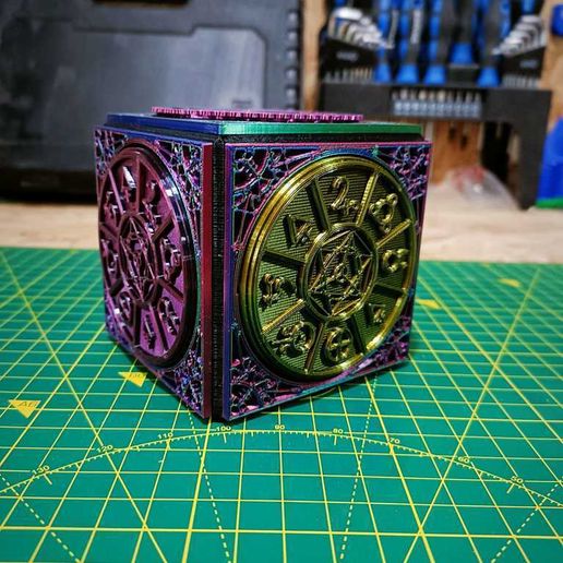 🧩 Alchemist's Cube - Puzzle Combination Box・Free STL File for 3D ...