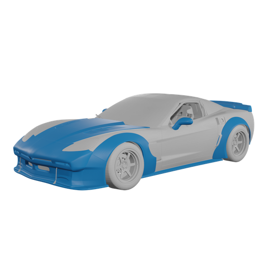 STL file CORVETTE C6 PANDEM 🚙 ・3D print design to download・Cults