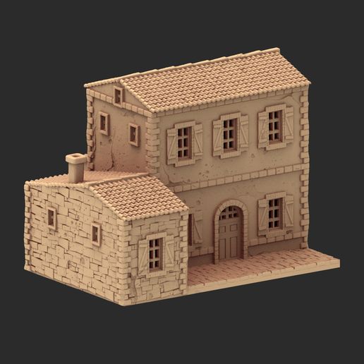 🏗️ Provence Architecture Part 3 - x8 Printable STL Buildings (28mm ...