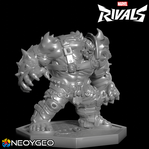 👹 HULK MONSTER GREEN SCAR - MARVEL RIVALS・ STL File for 3D printing・Cults