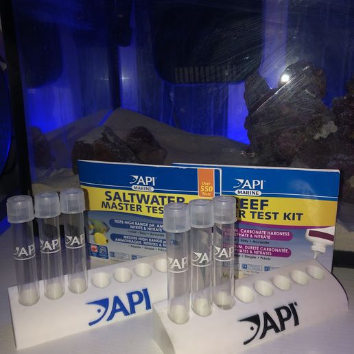 STL file API Reef Tank Test Tube Holder 🪖 (OBJ and 3MF)・3D printing ...