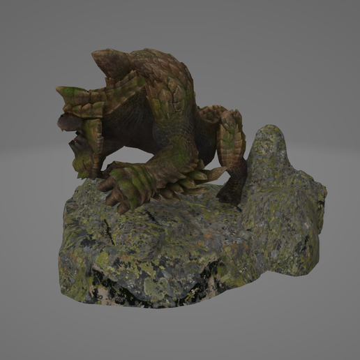 STL file MONSTER HUNTER GARANGOLM FIGURE 👹 (OBJ)・Model to download and ...