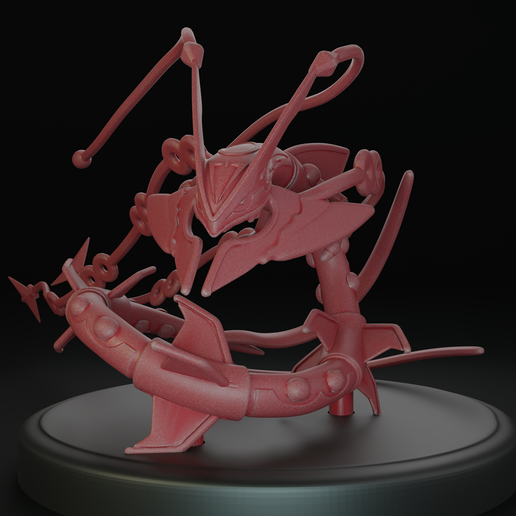 🐉 384-Mega Rayquaza・ STL File for 3D printing・Cults