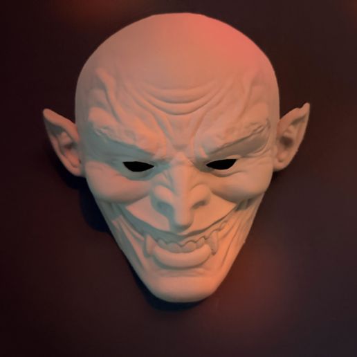 🎃 Wearable Gargoyle Mask Fratzen Mask for Halloween・Free STL File for ...