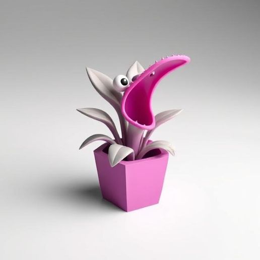 🌿 Carnivorous Plant – Fascinating and Deadly 3D Model Description:・ STL ...