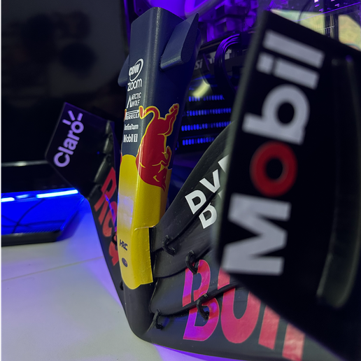🐂 Red Bull Racing F1 Formula 1 Front Wing Front Wing with Sponsors for ...