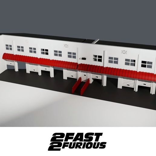 🗽 Garage Fast and Furious 2 - Diorama Bodega Fast and Furious 2・ STL ...
