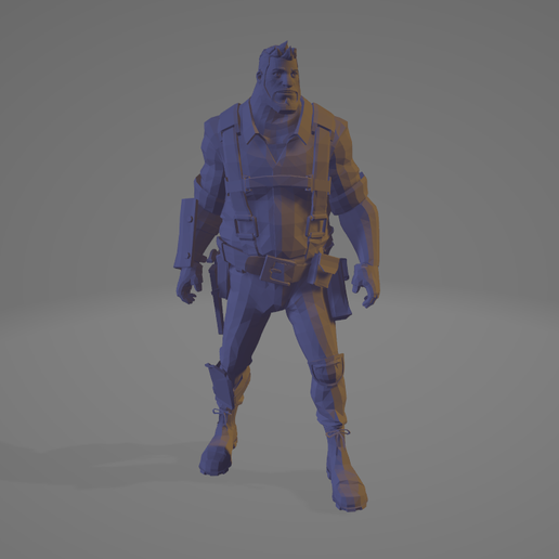 💾 Base Kyle Fortnite Save the World・ STL File for 3D printing・Cults