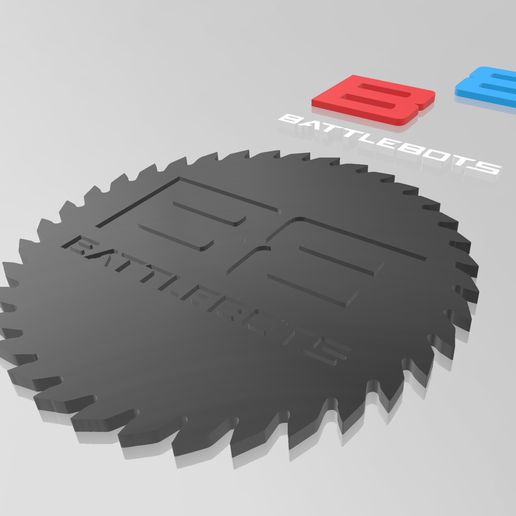 Archivo STL BATTLEBOTS LOGO 🏢 ・Modelo imprimible en 3D para descargar・Cults