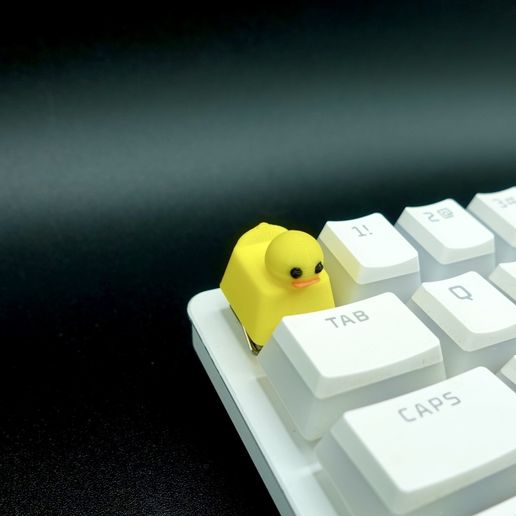 🦆 Rubber Duck Keycap (Mechanical Keyboard)・ STL File for ・Cults