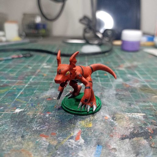 🐉 Digimon - Guilmon・ STL File for 3D printing・Cults