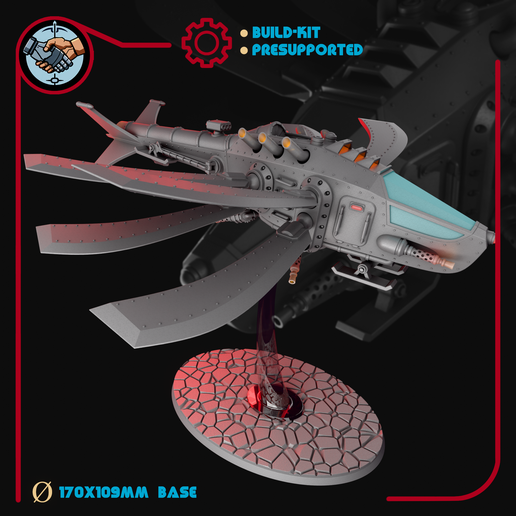 🎲 The Chinook・ 3D File for 3D printing・Cults