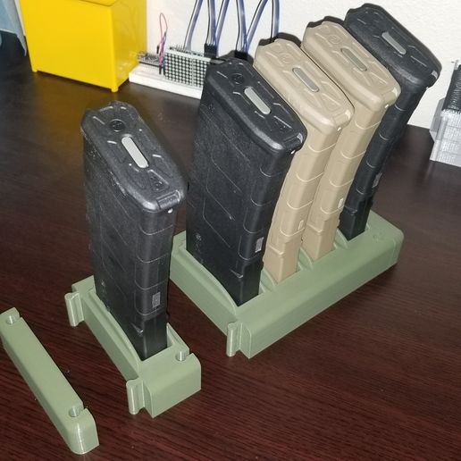 🔫 MODULAR AR15 MAGAZINE STORAGE・ STL File for ・Cults