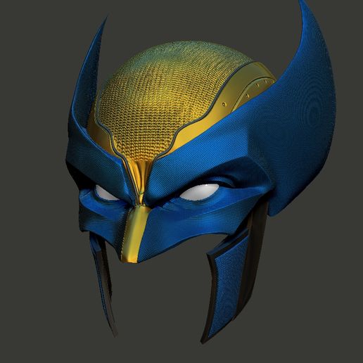 👽 Wolverine Cowl・ STL File for 3D printing・Cults