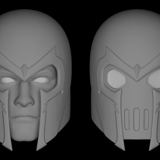 🦸 MAGNETO HEAD SCULPT・ STL File for 3D printing・Cults