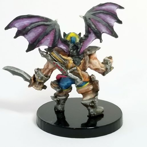 🎲 Bat-Guy, Mutant Warrior・ 3D File for 3D printing・Cults