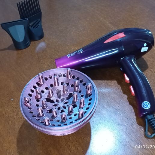 💇 HAIR DRYER DIFFUSER・ STL File for 3D printing・Cults