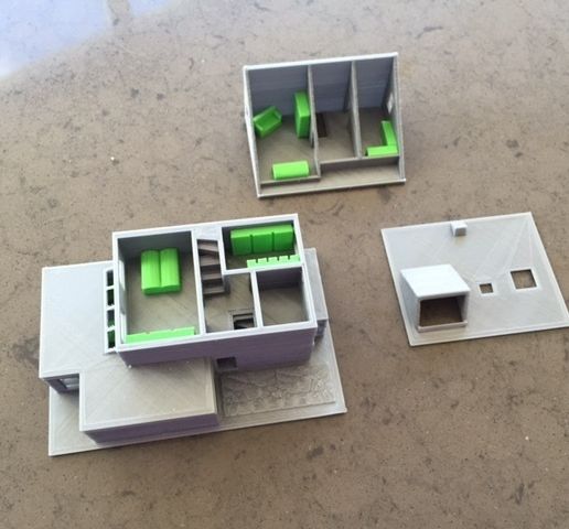 🏠 3D Exploded View Model of Home・Free 3D File for ・Cults