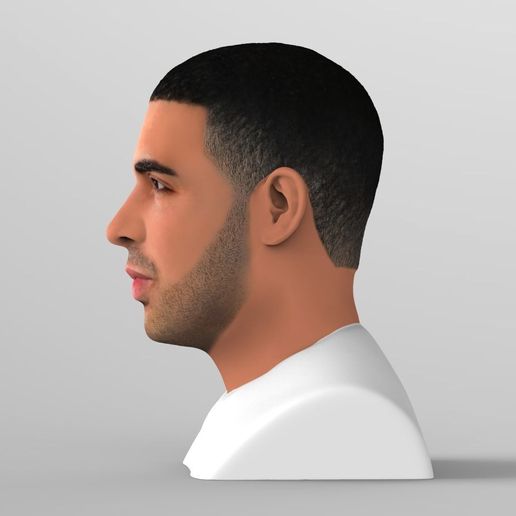 👤 Drake bust for full color 3D printing・ 3D File for 3D printing・Cults