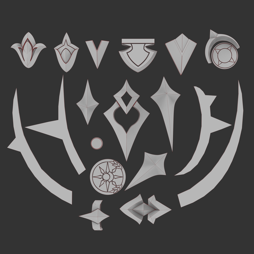 ⭐ Phainon Accessories - Honkai Star Rail・ 3D File for 3D printing・Cults