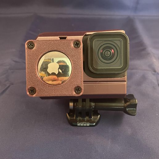 🍎 Apple AirTag Gopro Holder (9,10,11,12,13)・ STL File for 3D printing・Cults