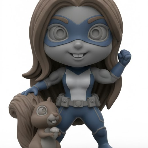 👧 Squirrel Girl - Avengers - MCP・ STL File for 3D printing・Cults