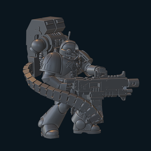 3D file Dread Knights Heavy Machine Gun (Supported) 🔫 ・Model to ...