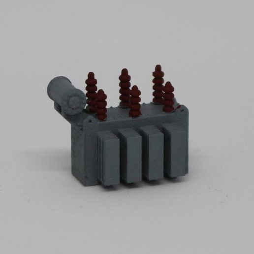 🚂 N Scale Power Distribution Transformer・ STL File for 3D printing・Cults