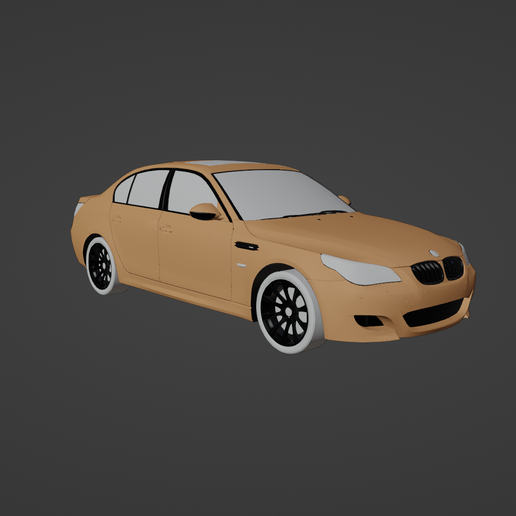 STL file BMW M5 E60 🚗 (OBJ)・Model to download and 3D print・Cults