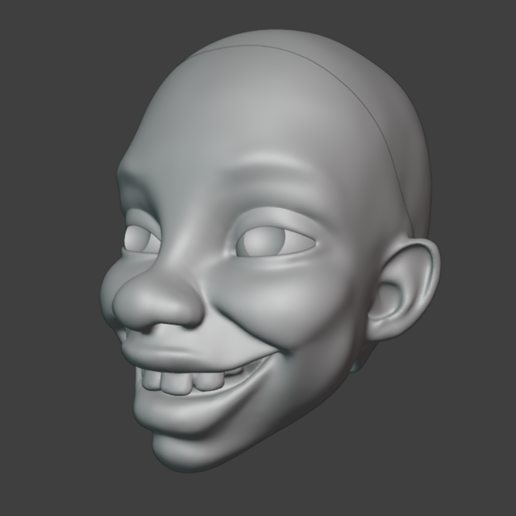 👫 BJD Doll Smile Head #tan・ STL File for 3D printing・Cults