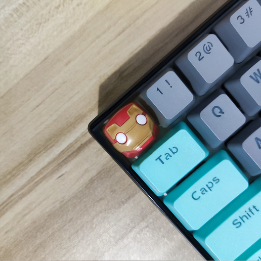 👨 Iron man keycap for Mechanical Keyboard with Cherry MX Stem・Free STL ...