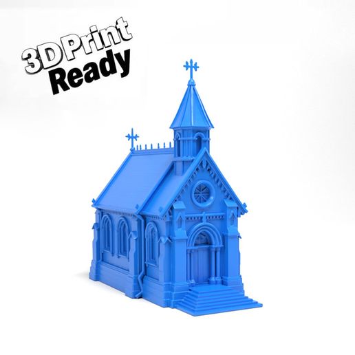 ⛪ Church・ STL File for 3D printing・Cults