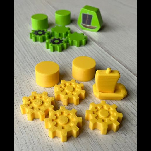 🚢 Saltjord, player markers・Free STL File for 3D printing・Cults