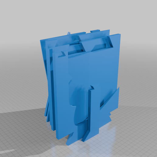 Free 3D file Zangetsu all sliced up (dovetail) ⬆️ ・3D printing template ...