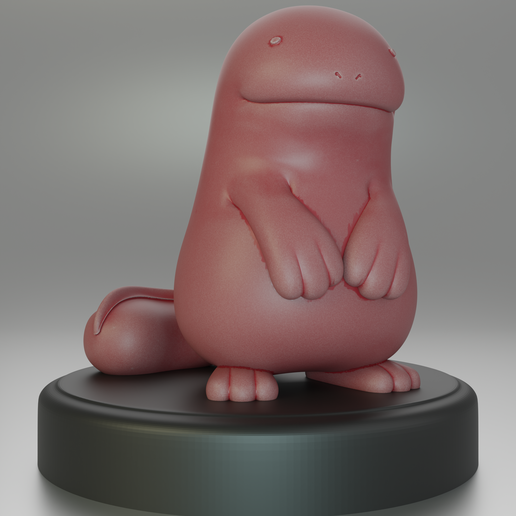 🐉 195- Quagsire Pokemon Figure・ STL File for 3D printing・Cults