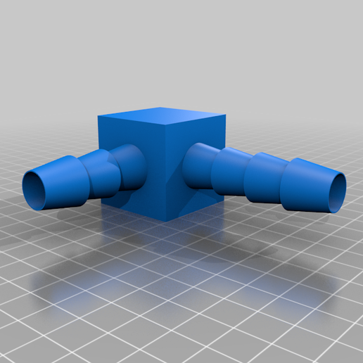 ️ 5/8 right angle hose connector・free 3D file for ・Cults