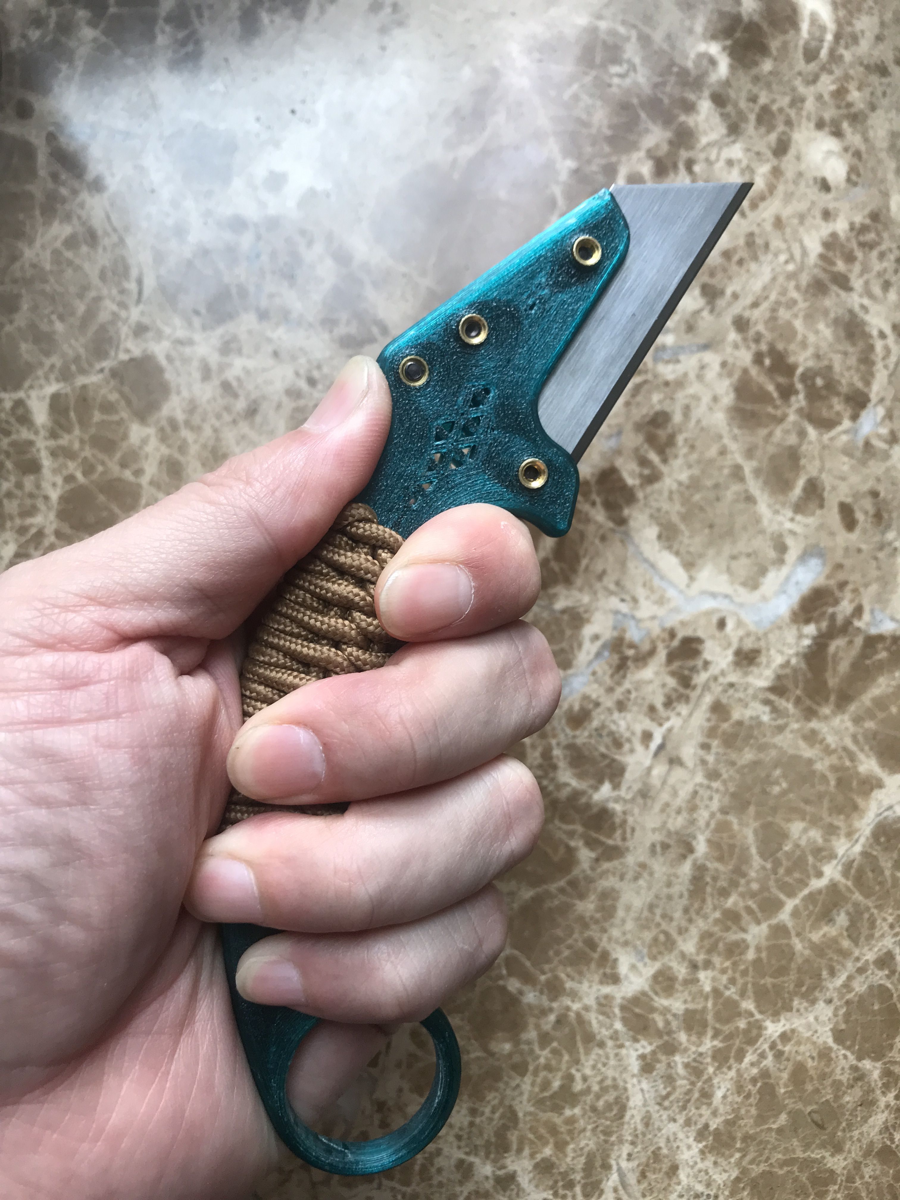 3MF file Karambit with utility blade・3D printer model to download・Cults