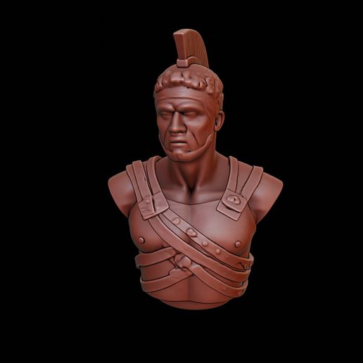 👤 Gladiator Slave Bust・Бесплатный 3D для 3D-печать・Cults