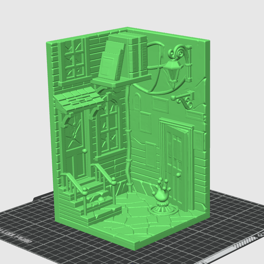 Stephen King Inspired Book Nook 📚 - Creepy Alleyway 3D Print Model・Free ...