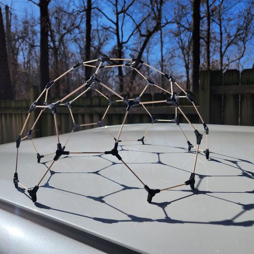 Free STL file Toothpick Geodesic Dome 🦷 ・3D printable model to download ...