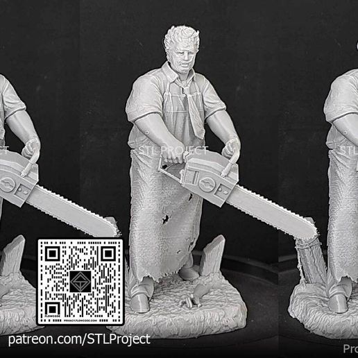 🗿 Leather Face・ 3D File for 3D printing・Cults